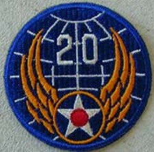 20TH AIR FORCE PATCH – Garcia Aviation Co.